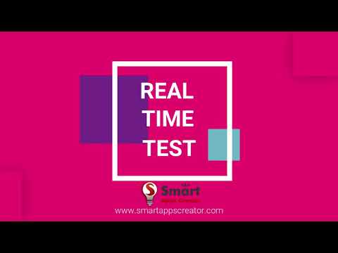 Smart Apps Creator Step-by-Step Tutorial Book | 0.3 Real-Time Test P.22