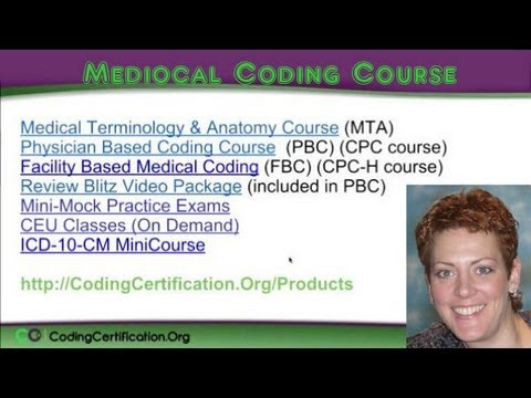 CCO Online Medical Coding Courses Product Line Up