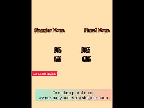 Making a plural noun