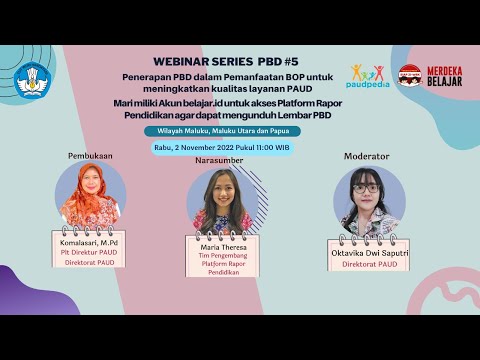Mari miliki akun Belajar.ID untuk Mengunduh Lembar PBD PAUD Wilayah Maluku, Maluku Utara dan Papua