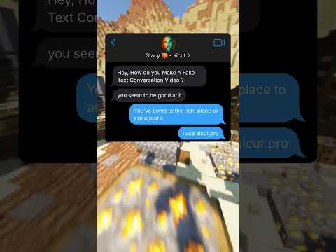 How to make Fake Text Conversation Story Video #faketext #textstory #chatstory #sms #texting #aicut