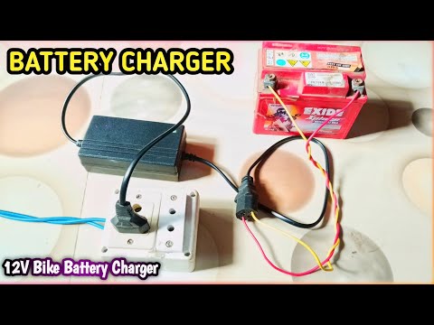 How To Charge Battery At Home||Bike Battery Charge At Home