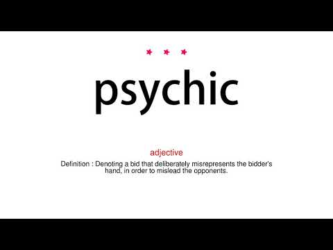 How to pronounce psychic - Vocab Today