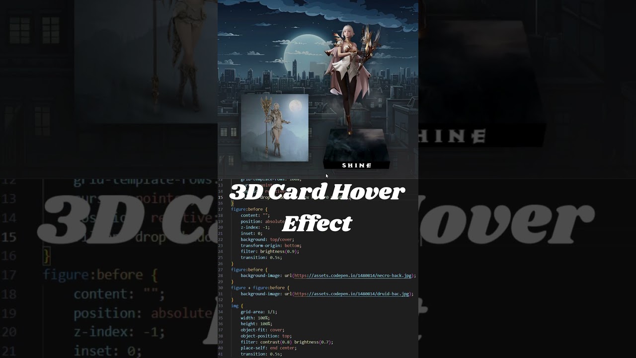 ✨ Stunning 3D Card Hover Effects! Follow @byte.break🚀 Subscribe for more tips for interactive ideas!