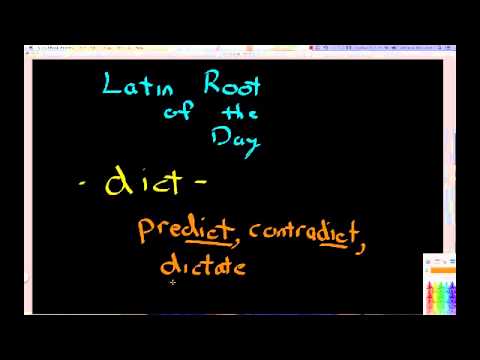 Latin Root -dict-.mp4