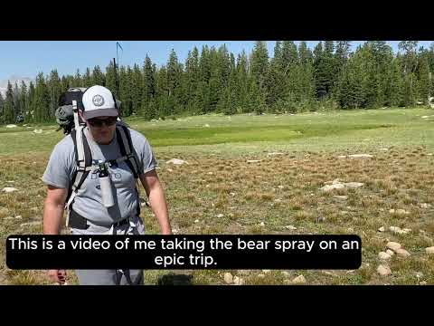 SABRE Frontiersman 7.9 fl oz. Bear Spray, Maximum Strength 2.0% Major Capsaicinoids, Powerful 30 ft.