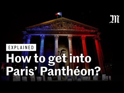 How do you get into the Panthéon in Paris?