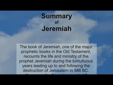 Jeremiah Summary