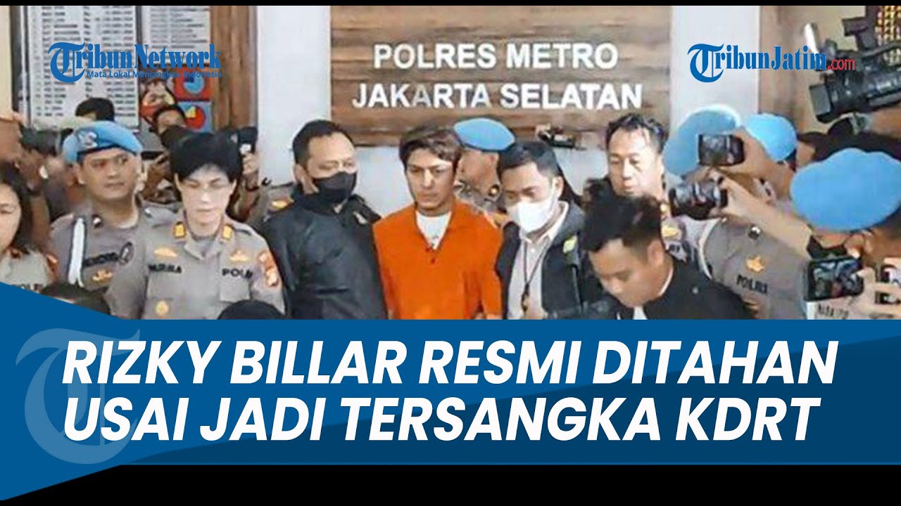 RIZKY BILLAR Resmi Ditahan usai Jadi Tersangka KDRT, Suami Lesti Kejora Terancam 5 Tahun Penjara