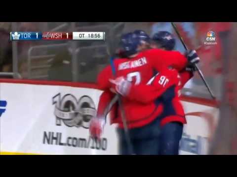 Washington Capitals Vs Toronto Maple Leafs Justin Williams OT Game Winner 2017 Playoffs