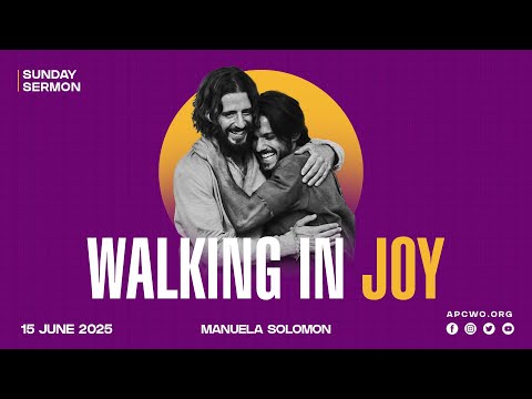 Walking in Joy | Manuela Solomon