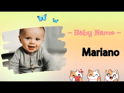 MARIANO | Mariano name meaning | Boy Name Meaning | Mars, god of war (man, manly); or the ma (2023)
