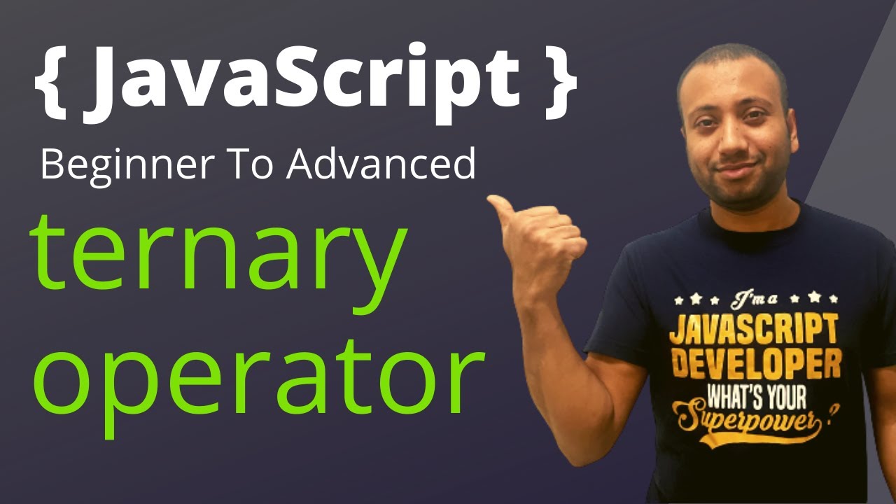javascript bangla tutorial 23 : ternary operator