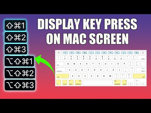 Display Keystrokes on MacBook Screen During Screen Recording