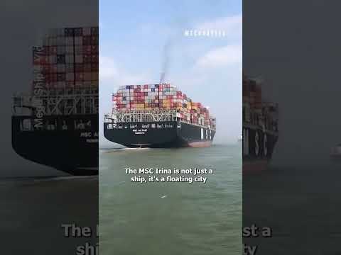 "MSC Irina: Behemoth of the Seas – Largest Container Ship Ever!"