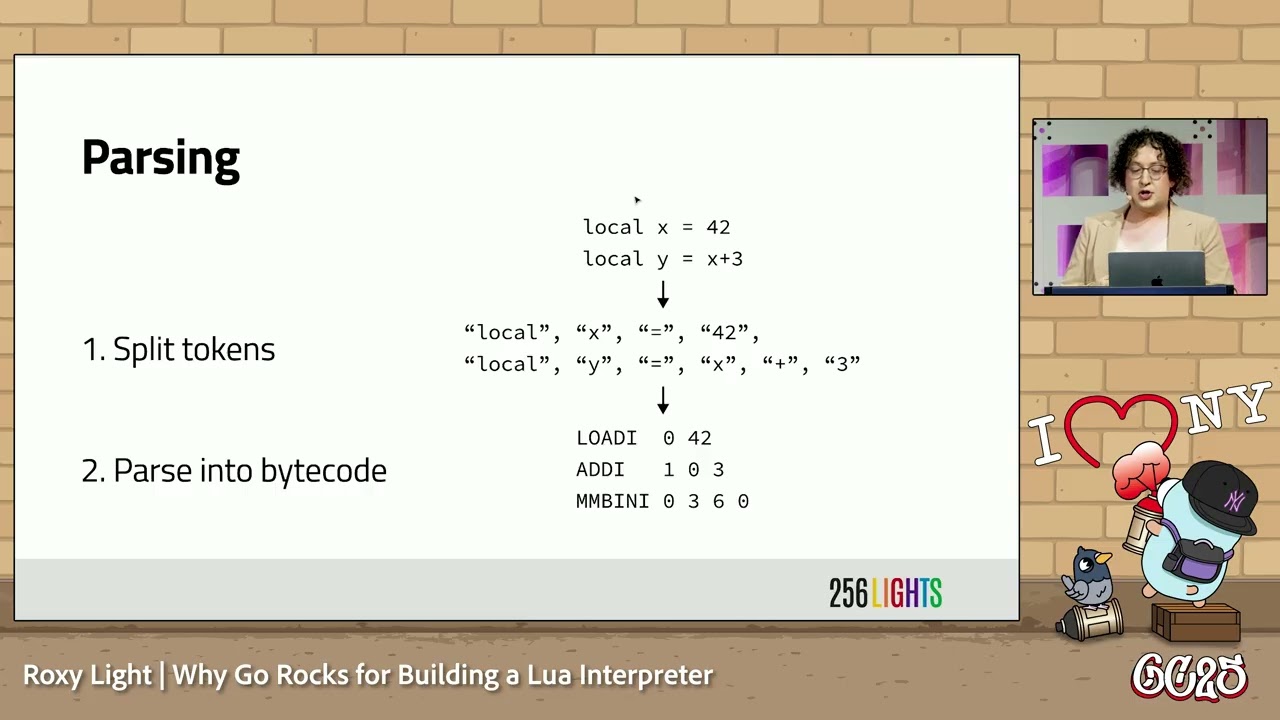 GopherCon 2025: Why Go Rocks for Building a Lua Interpreter - Roxy Light