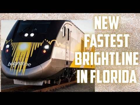 BRIGHTLINE FASTEST TRAIN IN FLORIDA AMAZING EXPERIENCE | THE CAHANAP TV