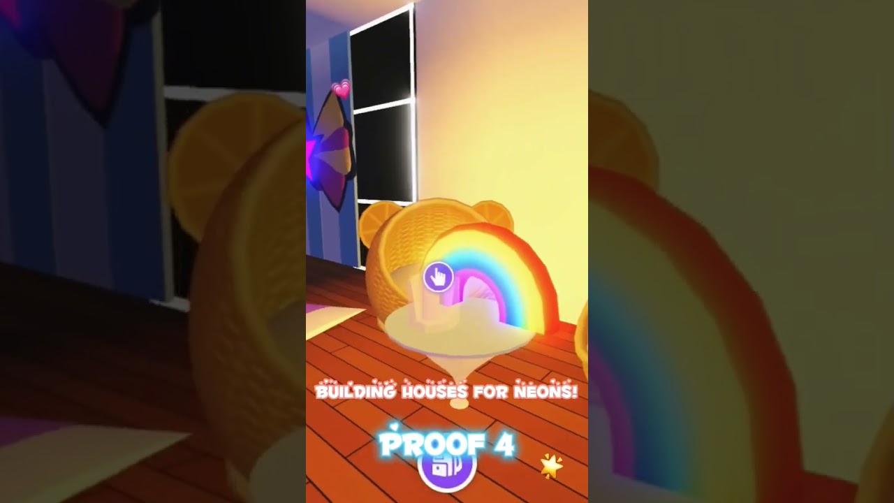 Building Houses For Neons (proof 4) #adoptme #roblox