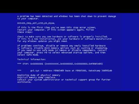 Fake Blue Screen of Death