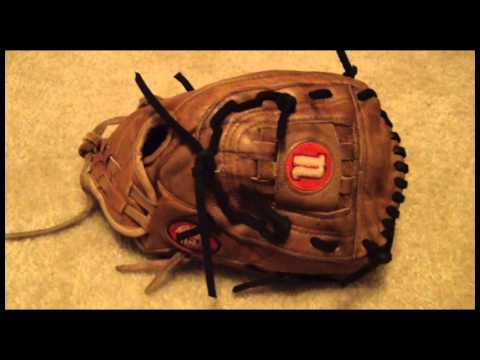 Nokona AMG 175K Glove Relace - Before and After Baseball Glove Repair