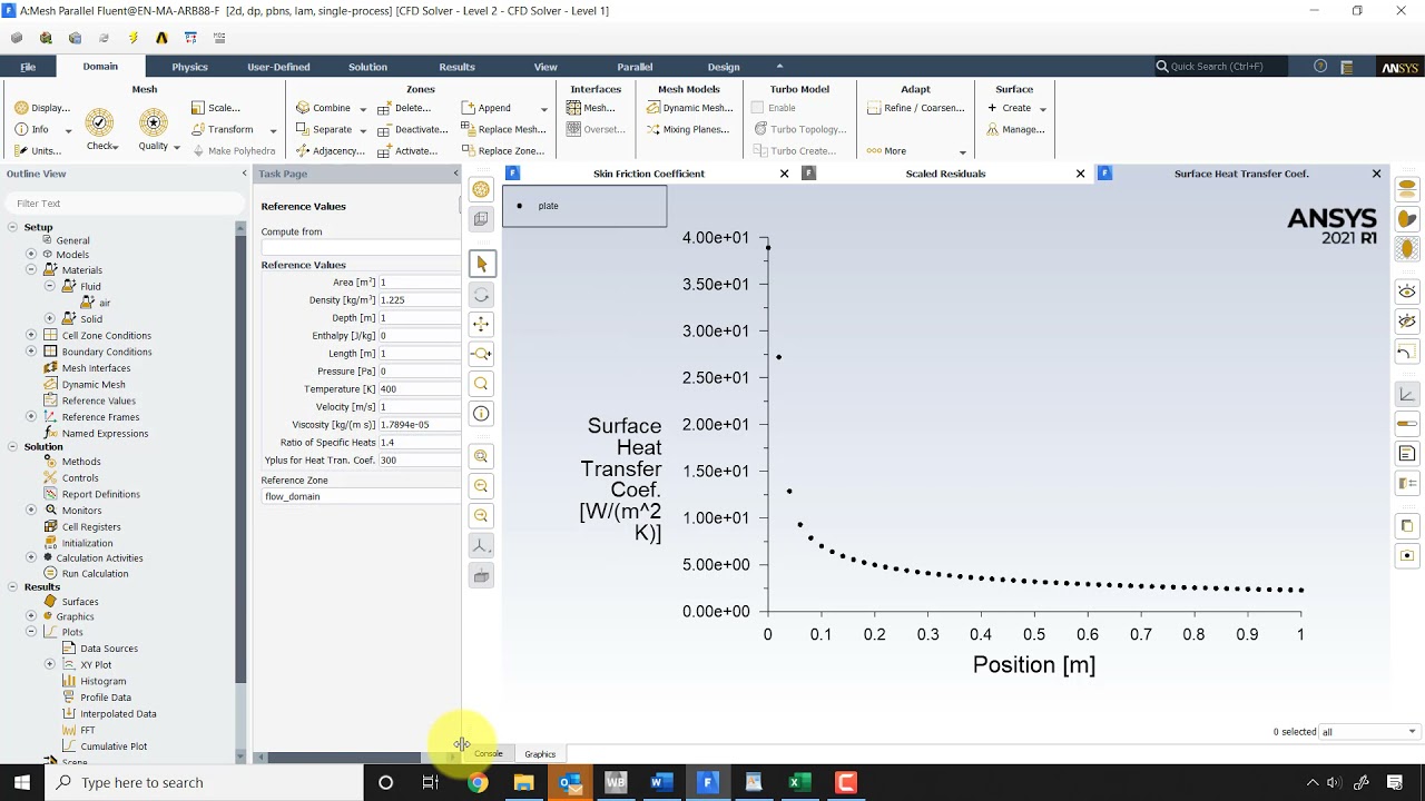 Surface Heat Transfer Coefficient Workaround