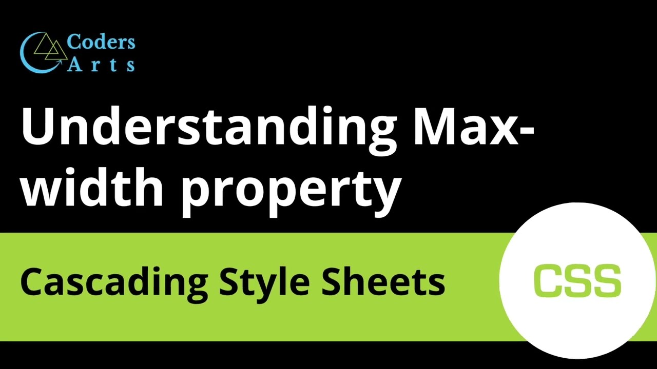 18. Understanding Max Width Property | CSS Tutorial For Beginners