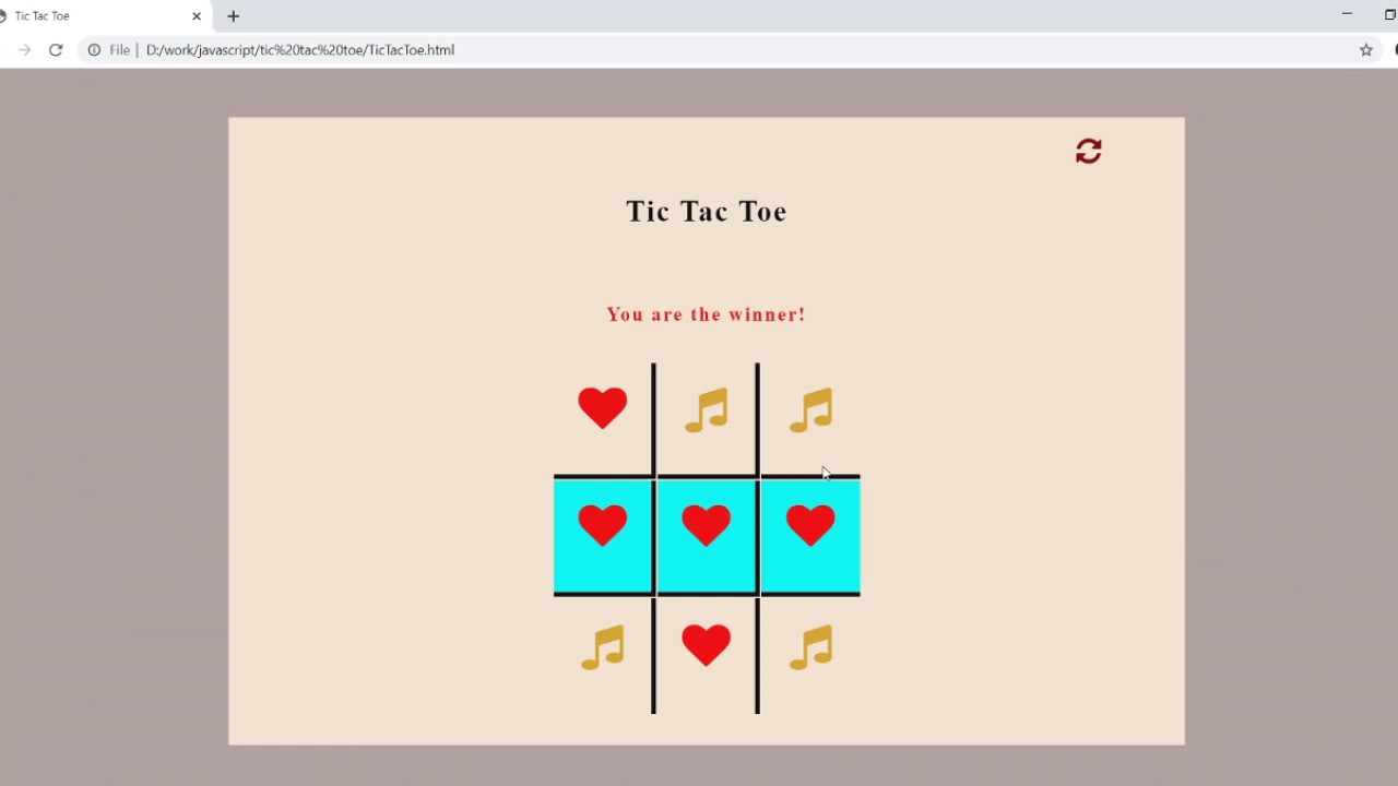Simple TicTacToe In JavaScript With Source Code | Source Code & Projects