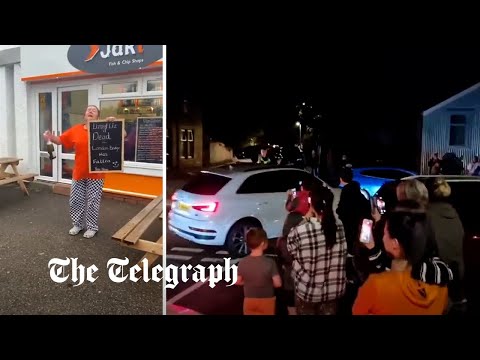 Jaki Fish and Chip shop owner, who celebrated Queen Elizabeth’s death ...