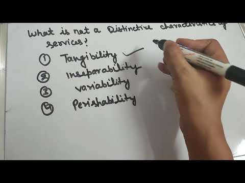 distinctive characteristics of service, #servicecharacteristics #ugcnetcommerce