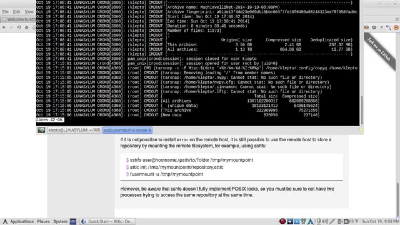 Attic Backup: Mount your encrypted backups over ssh