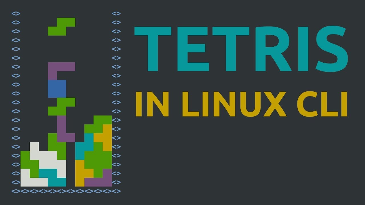 Playing Tetris in the Linux Terminal