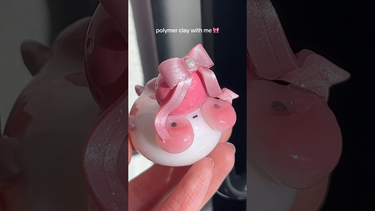 let’s make some coquette goldfish #polymerclay