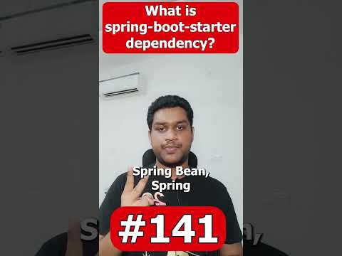 What is spring-boot-starter dependency? #java #interview #interviewtips #springboot