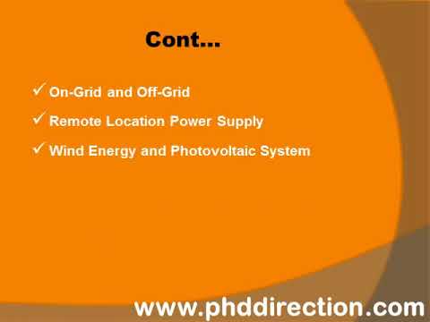 PhD Research Topics in Renewable Energy
