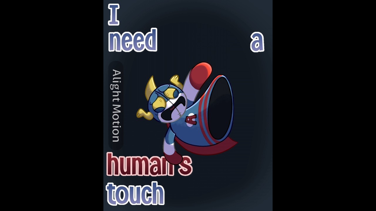 A human's touch | Atomic Puppet animation | #art #animation #atomicpuppet #shorts