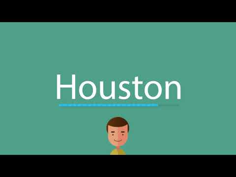 How to say Houston
