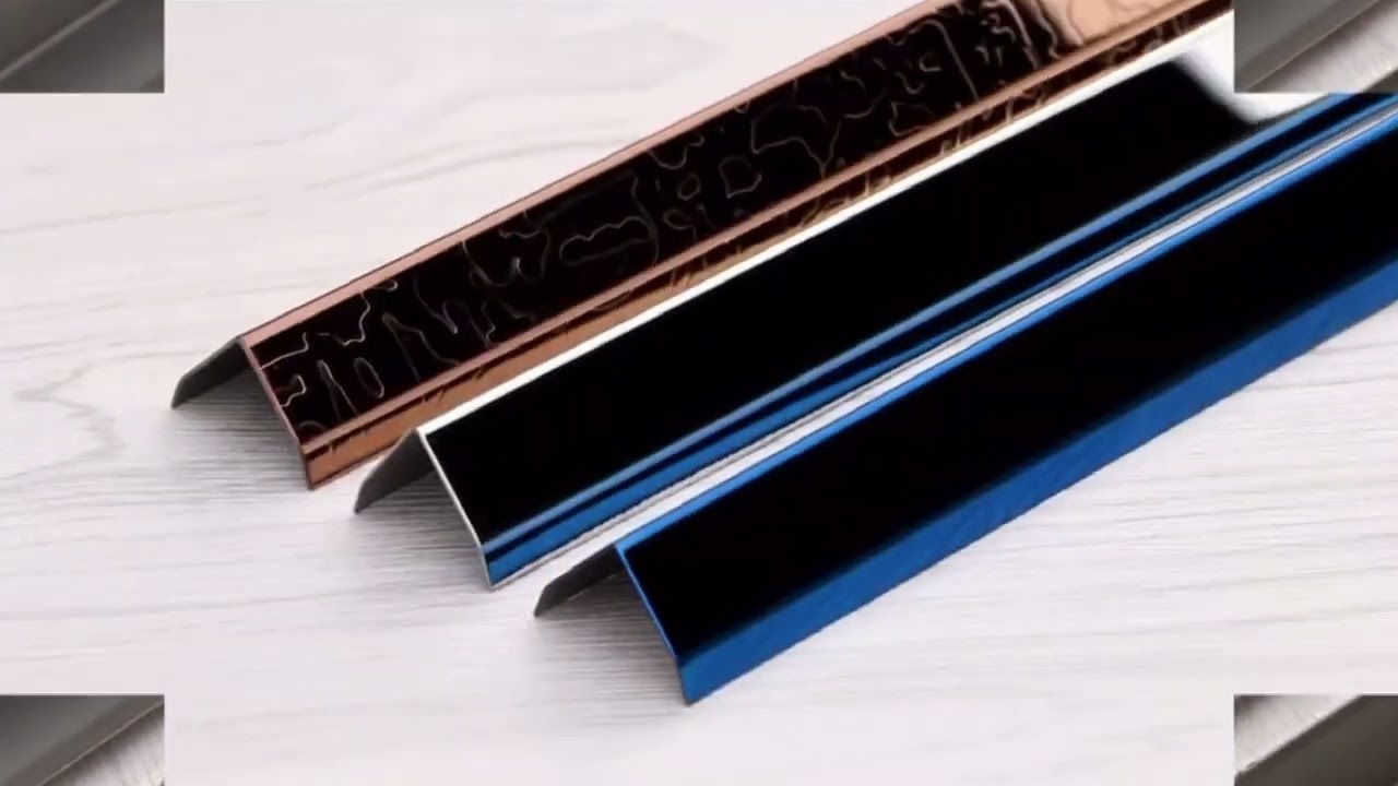 Free Sample Hot selling Stainless Steel L corner Trims V shape trim strips