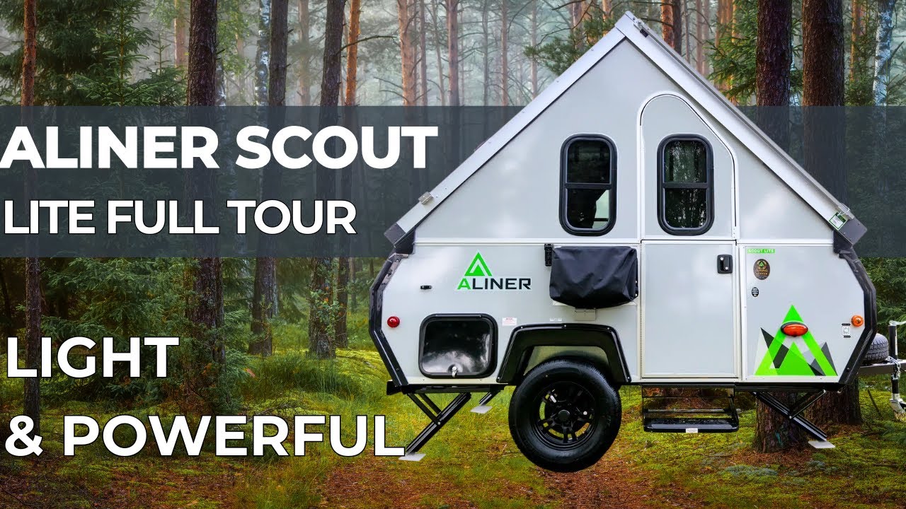 2026 Scout Lite Is Aliner's Lightest, an All-Composite Camper With Bare ...