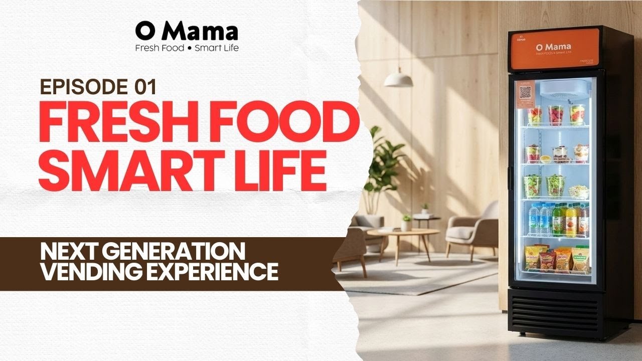 O Mama | Smart Fridge Vending Machines in Bangladesh | Fresh Food 24/7