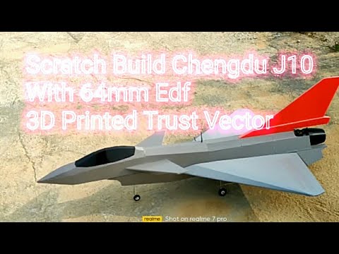 🛩️ 64MM EDF THRUST VECTOR・ STL File for 3D printing・Cults