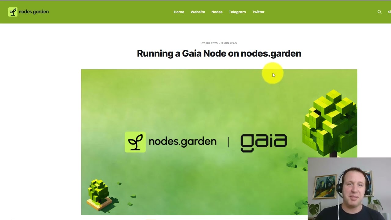 Launch Your Gaia Node on Nodes.Garden - Easy Setup Tutorial