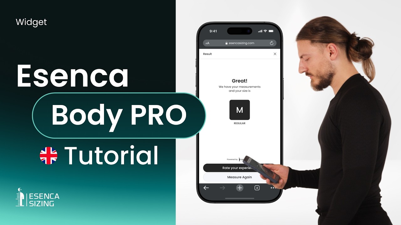 Esenca Sizing Tutorial. Advanced body measuring solutions!