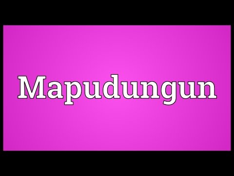 Mapudungun Meaning