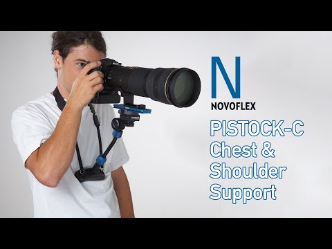 NOVOFLEX PISTOCK-C - Chest and Shoulder Support - portable stability with triangles with Joe Brady