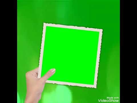 green screen photo frame animation effects