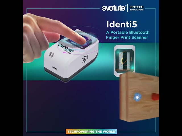 Fingerprint Scanner - Evolute Identi5 L1 Bluetooth FingerPrint scanner ...