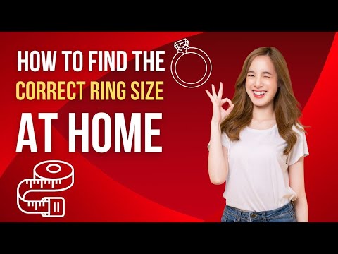 How to Measure Correct Ring Size at Home or in our Showroom - 2024