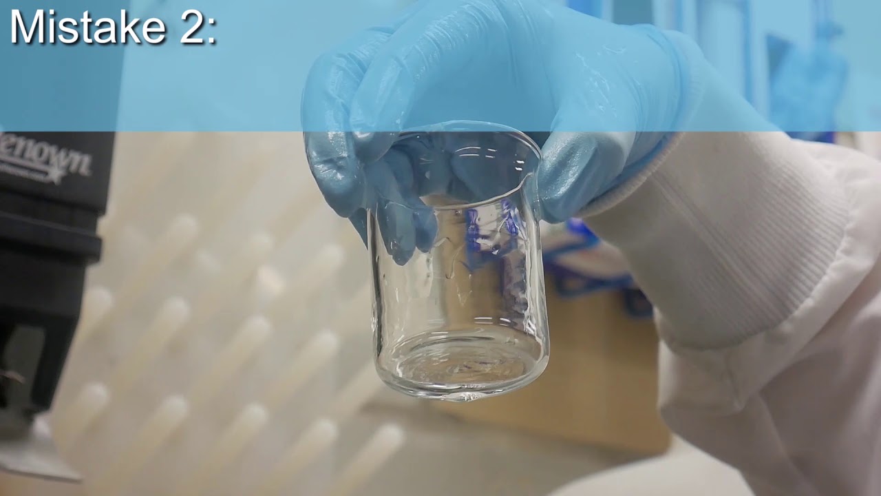 Water Sciences Laboratory Tutorial: Labware Cleaning - Common Mistakes