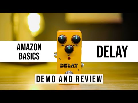 AmazonBasics Digital Delay Effect Sound Processor for Guitar | Reverb