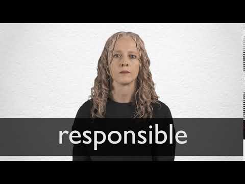 RESPONSIBLE definition and meaning | Collins English Dictionary